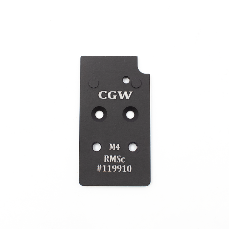 DWX Optic Ready Plate RMR Footprint - Cajun Gun Works