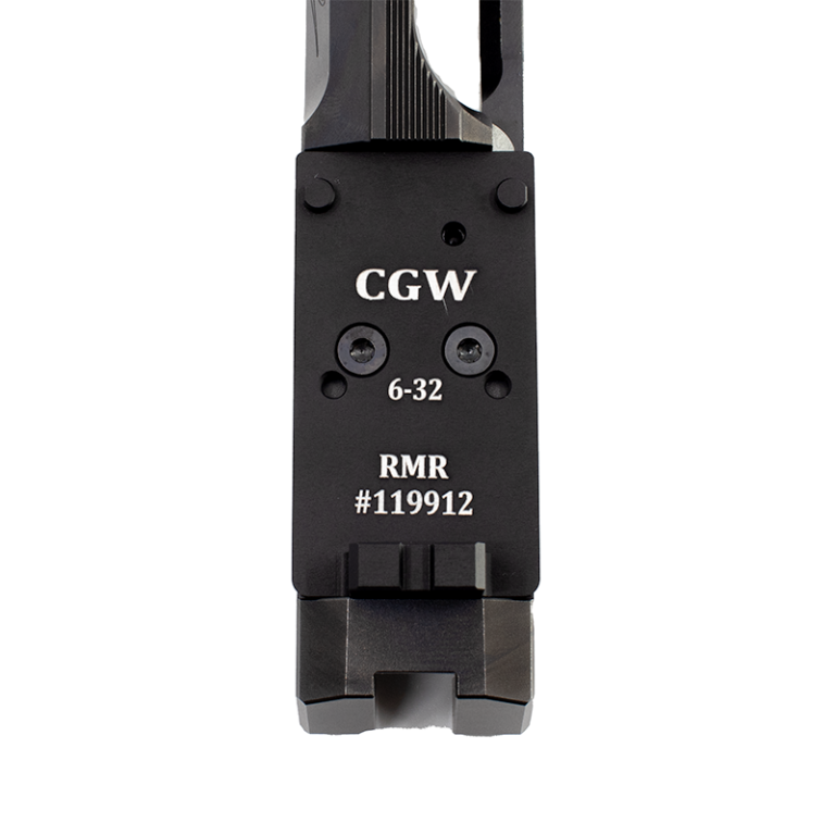 Shadow 2 RMR Optic Plate with Back Up Sights - Cajun Gun Works