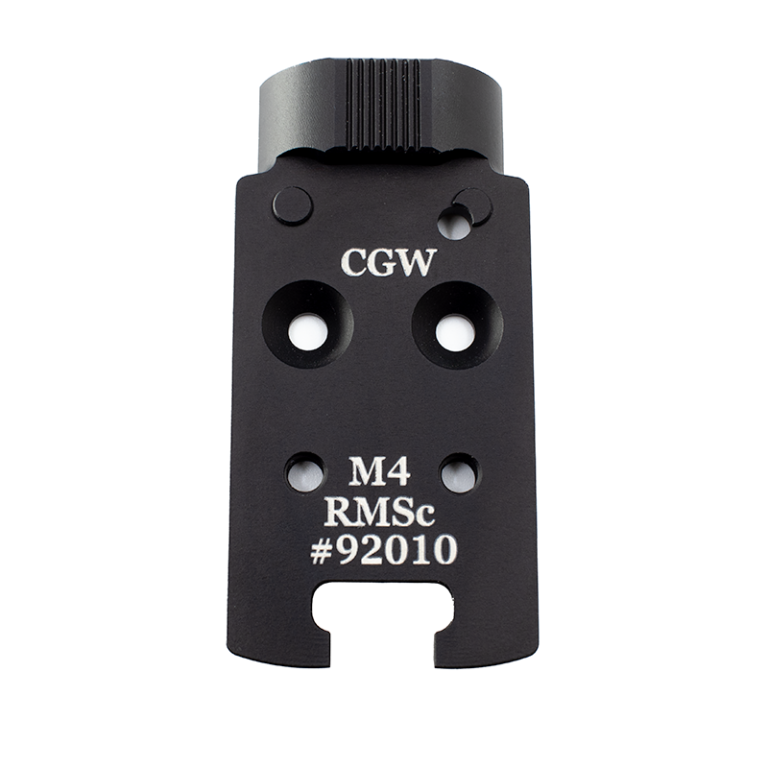 DWX Optic Ready Plate RMR Footprint - Cajun Gun Works